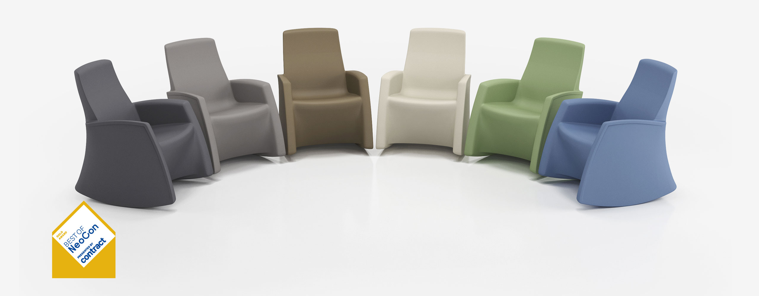 Spec's Hardi Rocker takes Gold for Healthcare Patient Seating