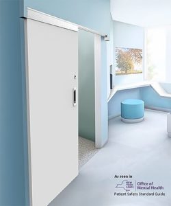 Accurate Lock and Hardware's Ligature Resistant Sliding Door System approved by NY standards ...