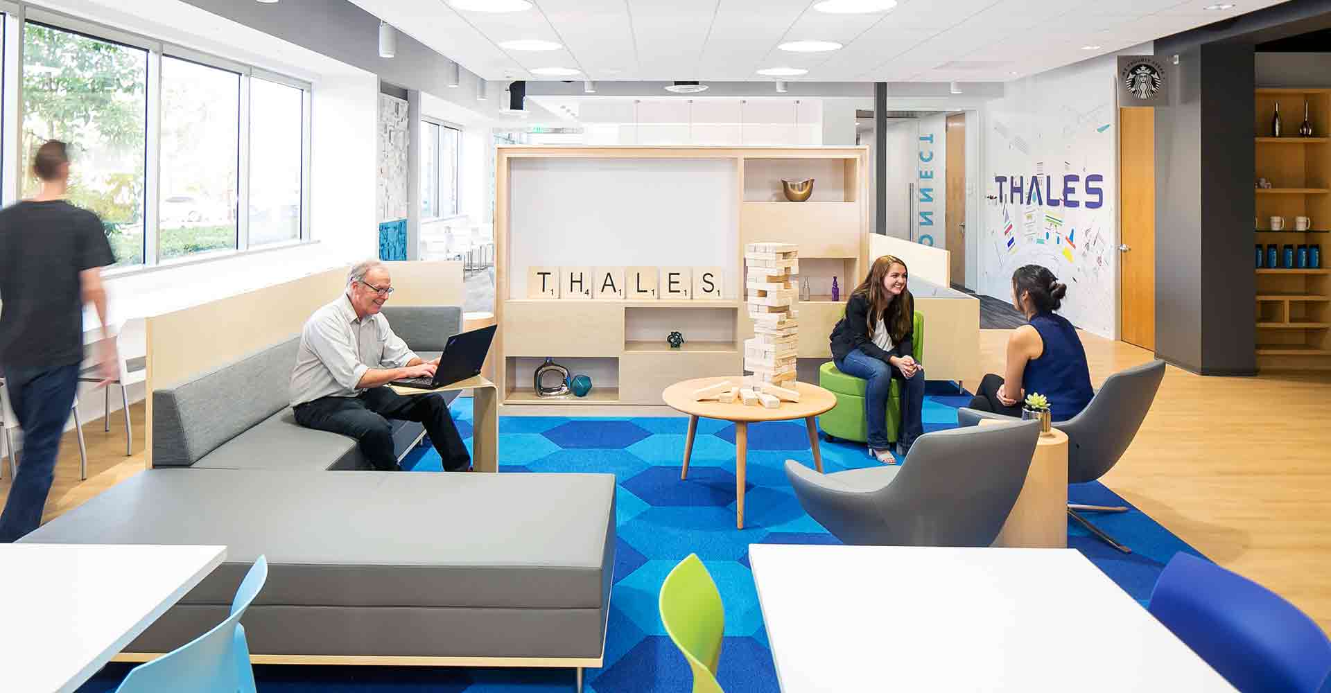Thales Avionics embraces collaborative work space with California vibe